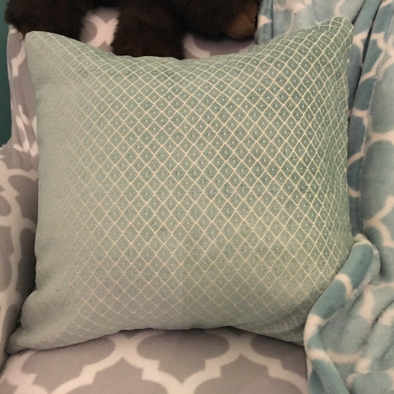 Faux Chenille Throw Pillow Cover Etsy