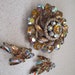 Sherman Signed Brooch and Clip on Earrings - Etsy