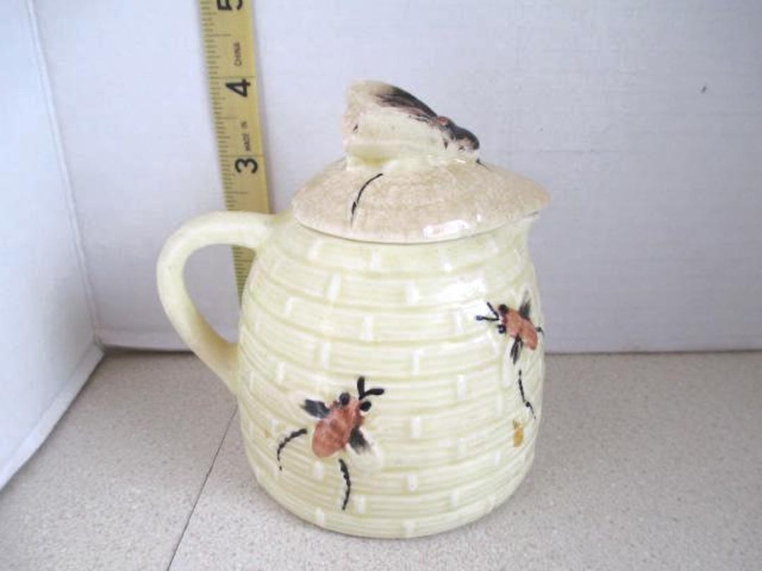 Vintage Honey Bee Ceramic Small Pitcher - Etsy