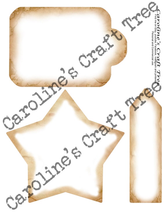 Journaling Tag Templates