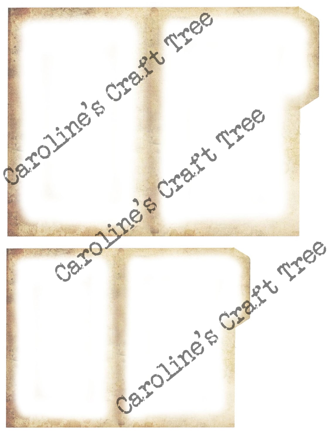 Junk Journal File Folder Template Digital Download - Etsy