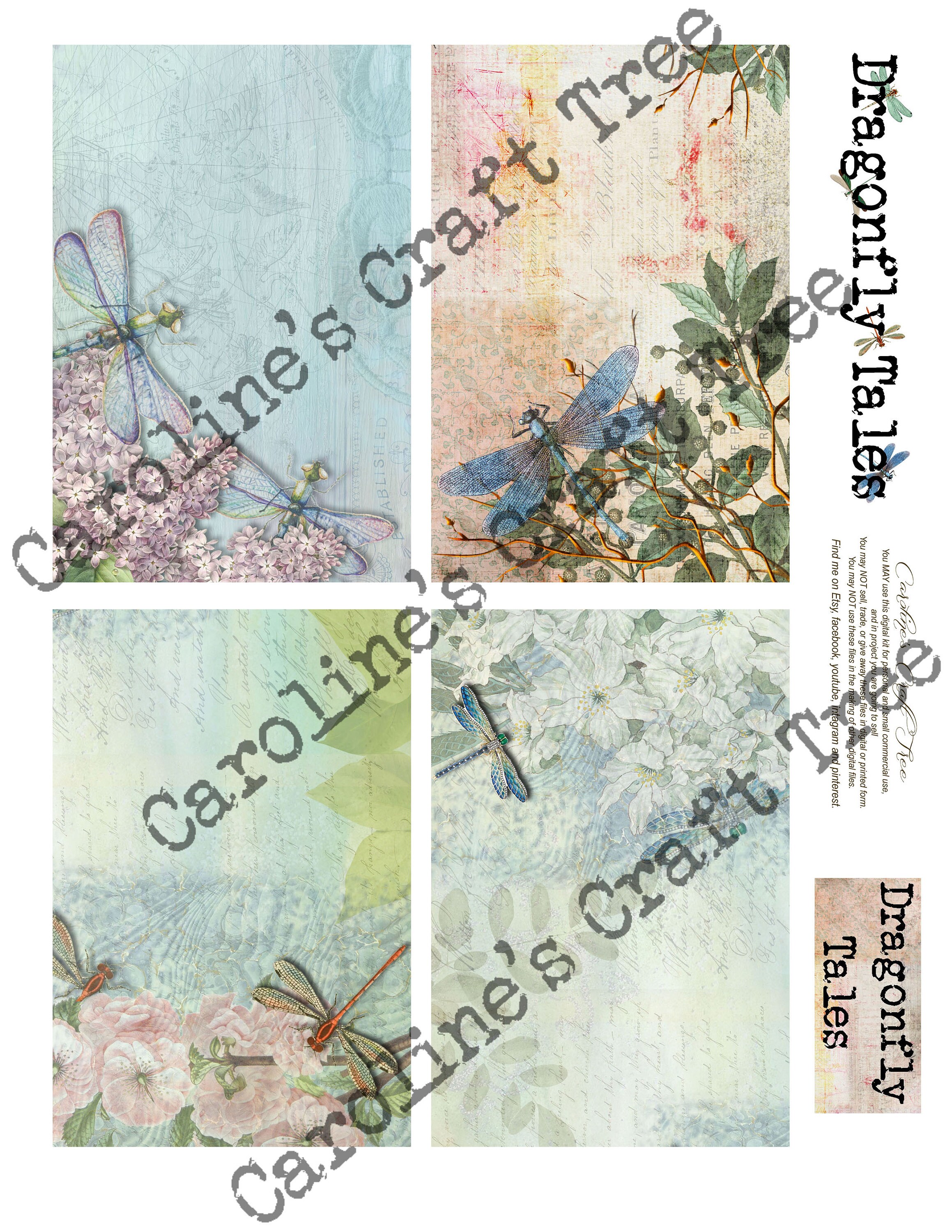 Paper & Party Supplies paper and ephemera printable junk journal kit 22 pages digital download ...