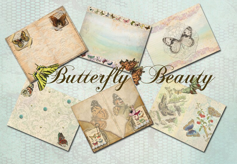 Butterfly Digital Kit Journaling Set Instant Download - Etsy