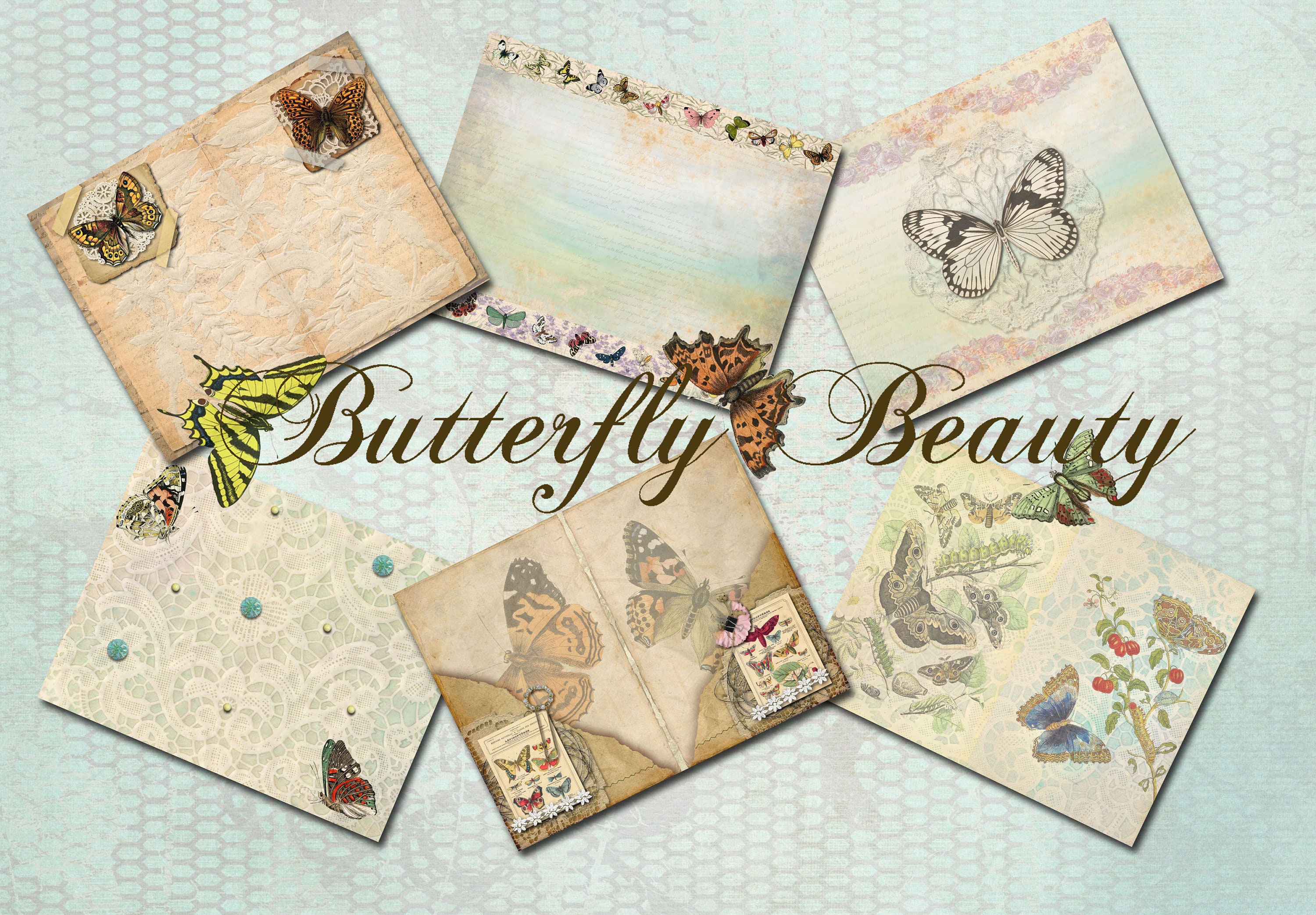 Butterfly Digital Kit Journaling Set Instant Download - Etsy Canada