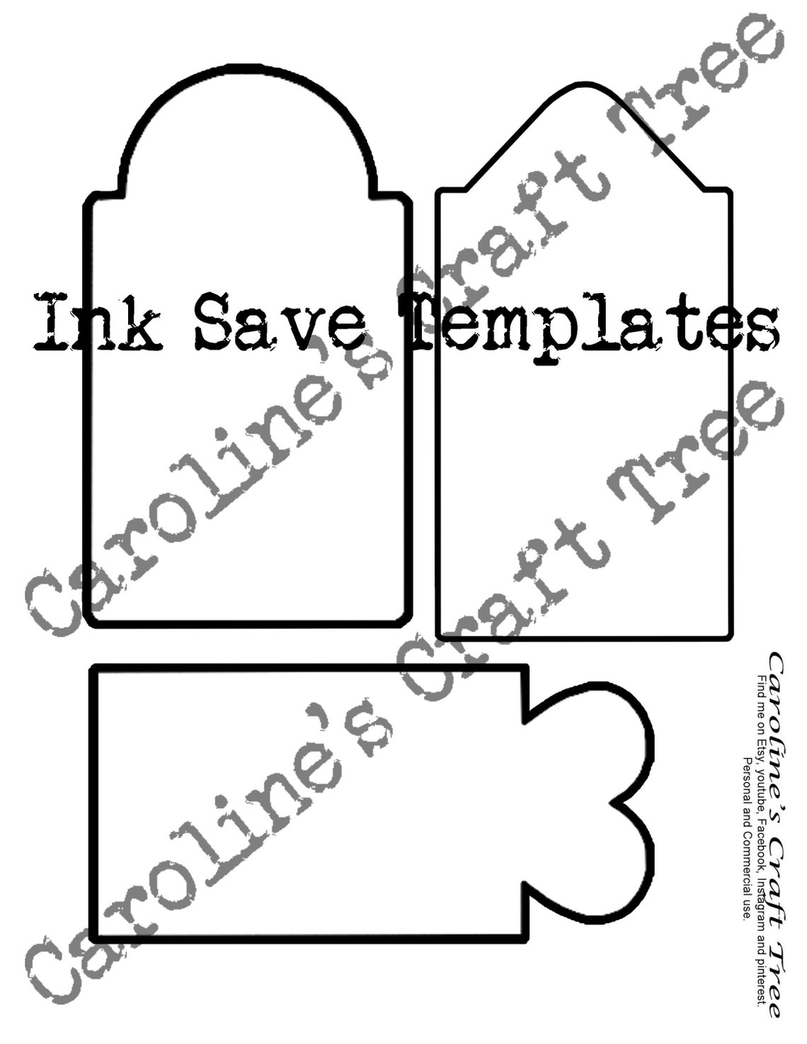 Junk Journal Tag Template Digital Kit Download, Journaling ...