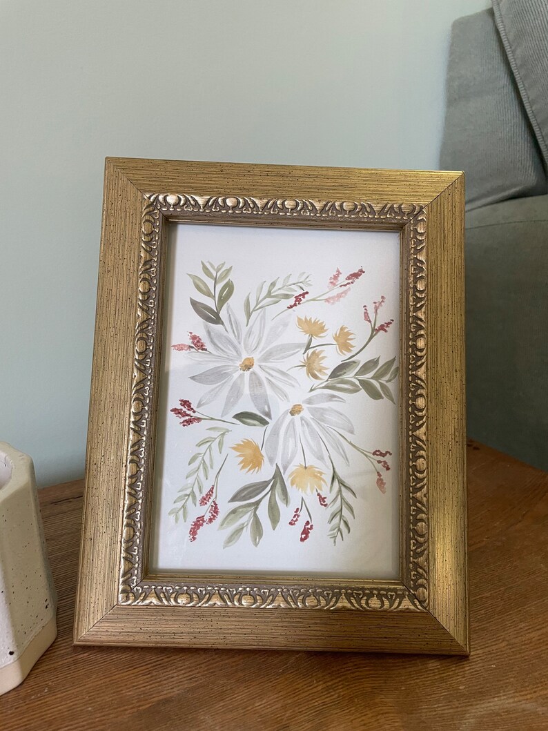 The Double Daisies Print - Etsy