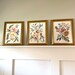 Golden Bouquet, Watercolor Print - Etsy