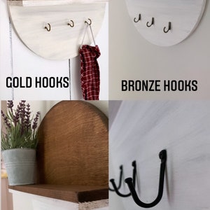 Key Hooks & Shelf Key Holder Key Organizer Entryway Shelf - Etsy