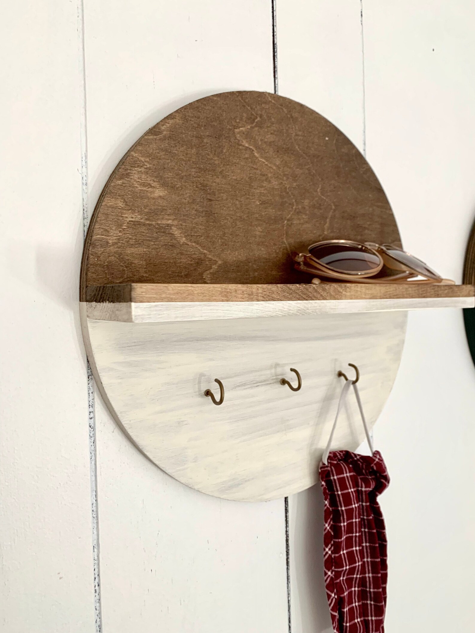 Key Hooks & Shelf Key Holder Key Organizer Entryway Shelf - Etsy