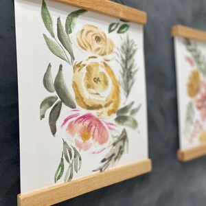 Floral Trio, Set of Three Prints - Etsy