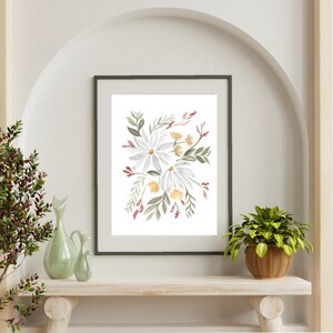 The Double Daisies Print - Etsy