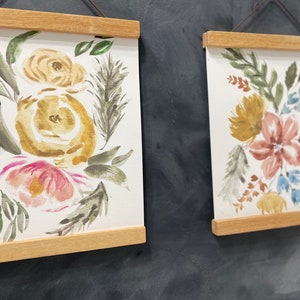 Floral Trio, Set of Three Prints - Etsy