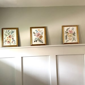 Floral Trio, Set of Three Prints - Etsy