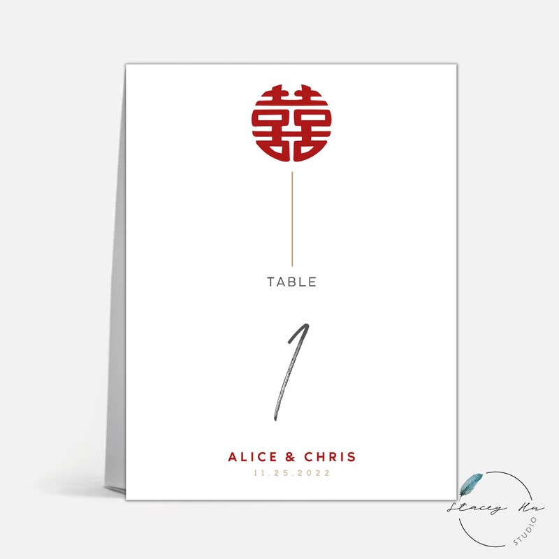 Table Number Tent - Etsy