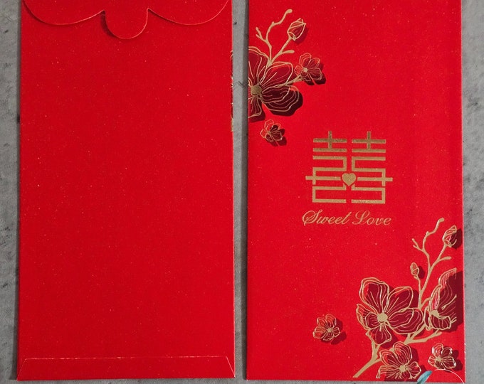2024 Chinese New Year Red Packet Laser Cut Out Money Envelope Holders ...
