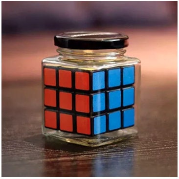 Rubik's Cube in a Bottle - Etsy