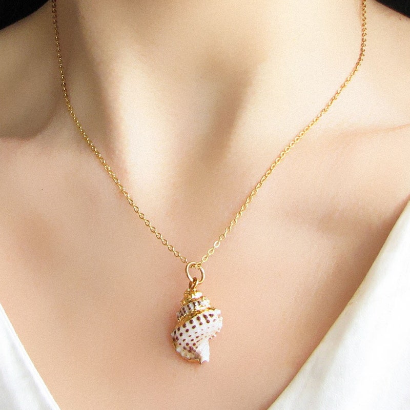 Sea Shell Necklace - Etsy
