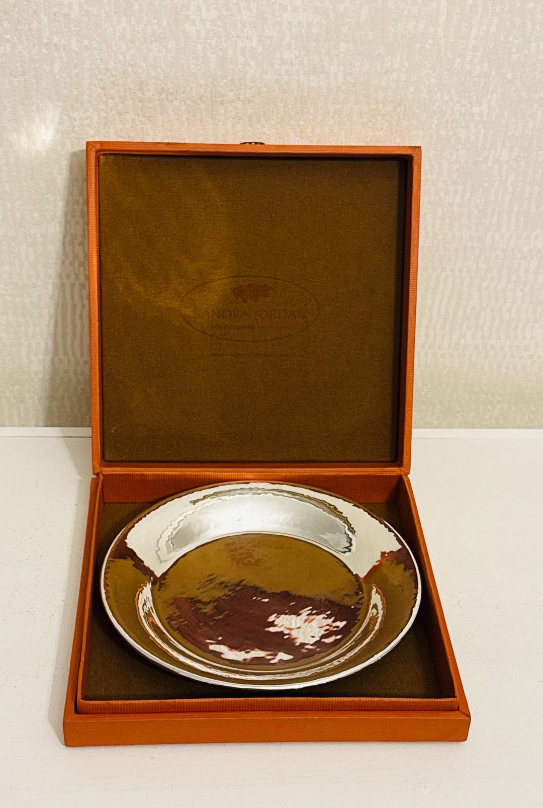 Contemporary Sandra Jordan Silverplate Collection SJC Serving Dish ...