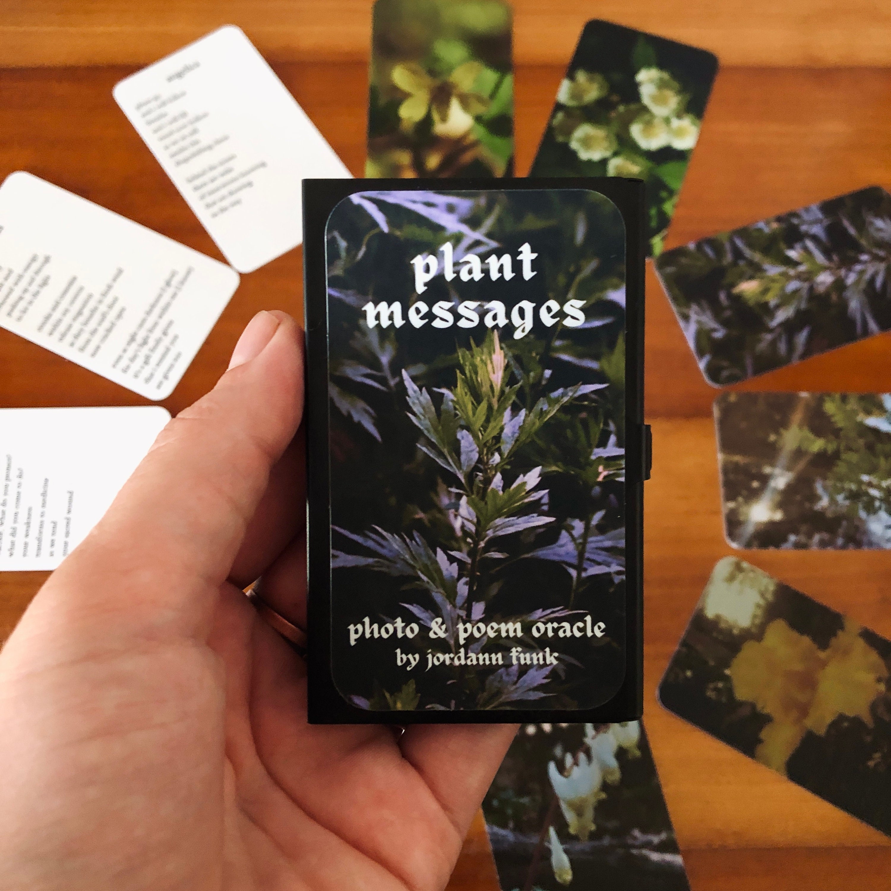 Plant Messages — Photo & Poem Oracle Cards - Etsy Canada