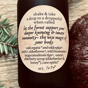 Forest Elder Elixir — Limited Edition, Small Batch - Etsy