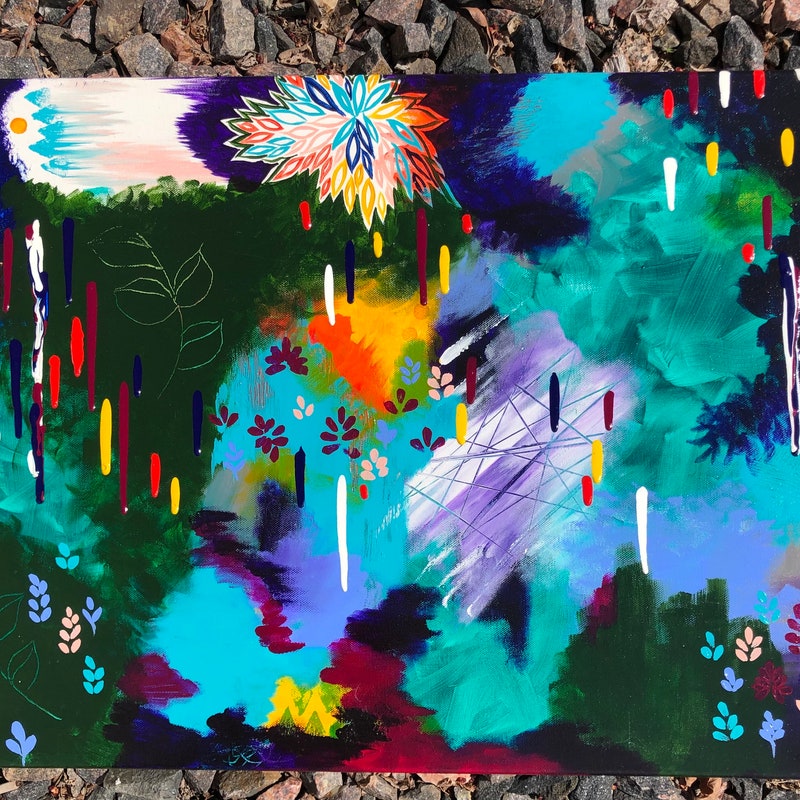 Intuitive Painting - Etsy