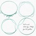 Mint Round Frames Clipart, Mint Circles Clipart, Circle, Frame Overlays ...