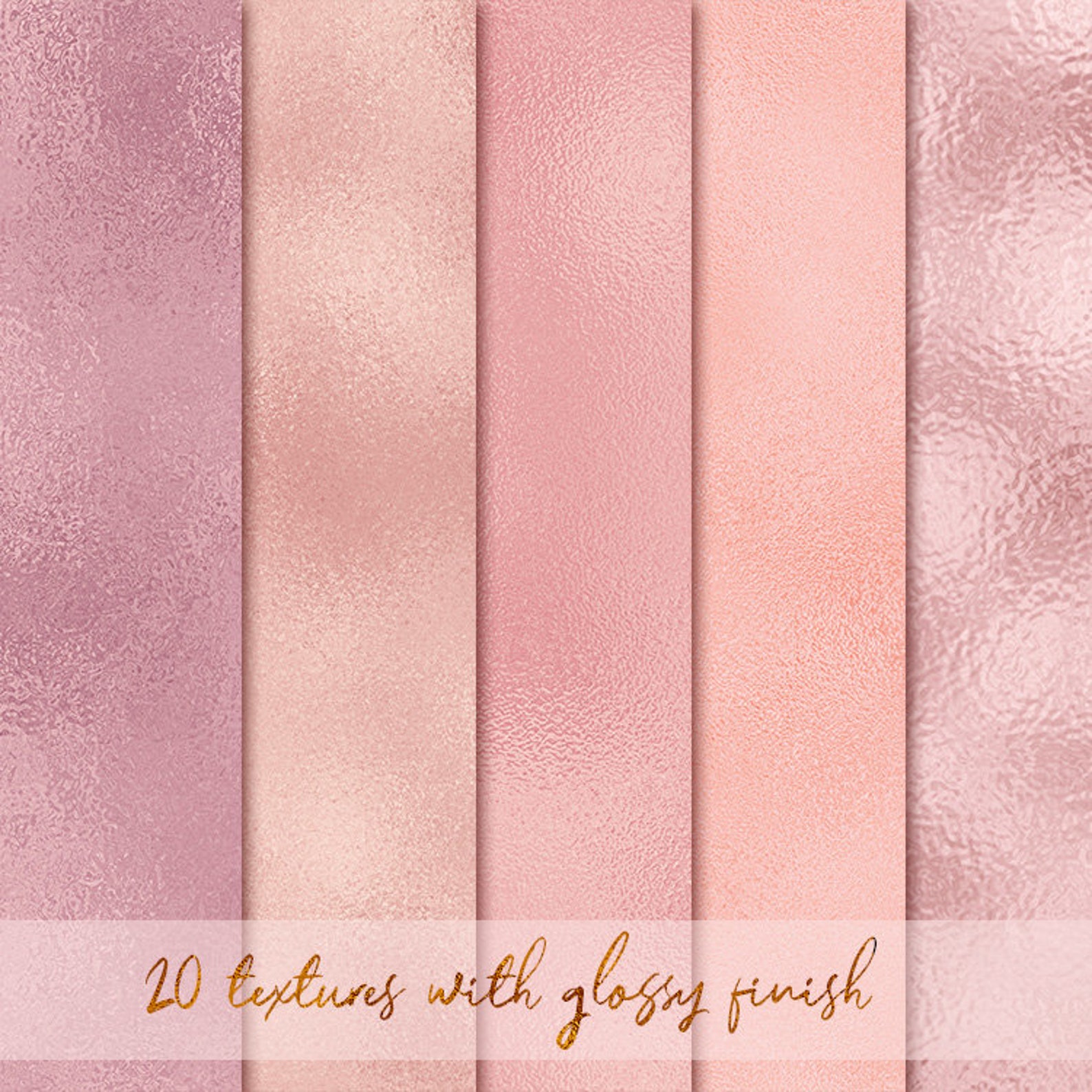 Blush and Gold Texture Set, Blush Digital Paper, Gold Digital Paper ...