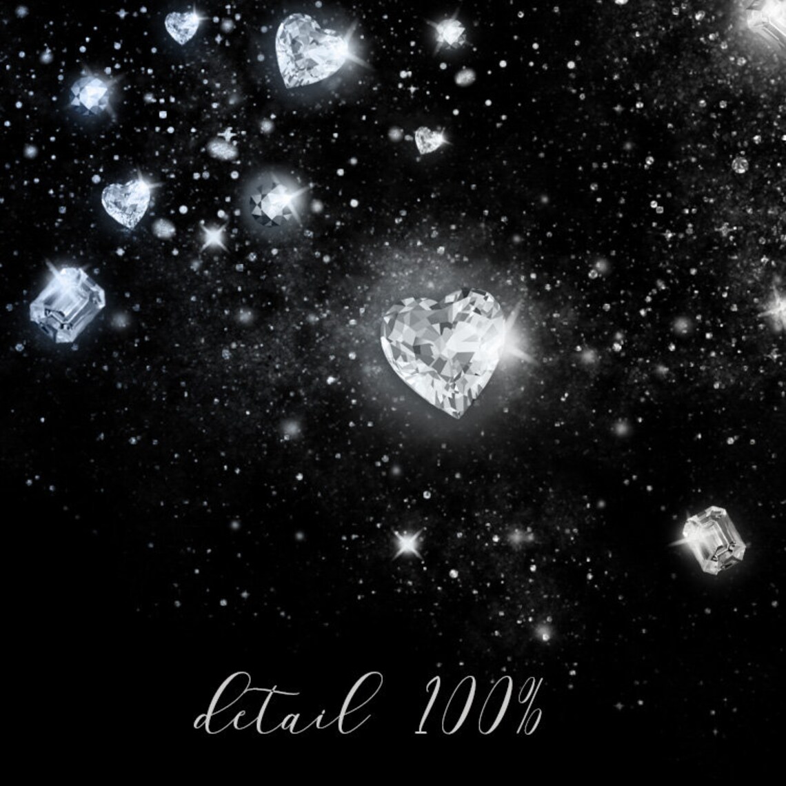 Diamond Dust Clipart Silver Diamond Clipart Magic Dust - Etsy