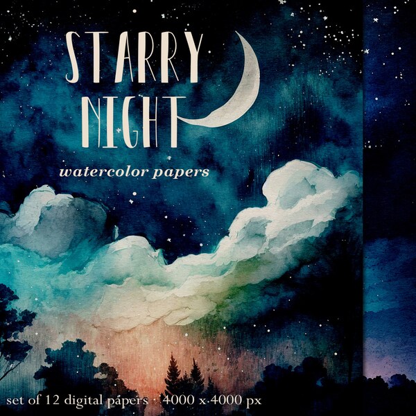 Night Wallpaper - Etsy