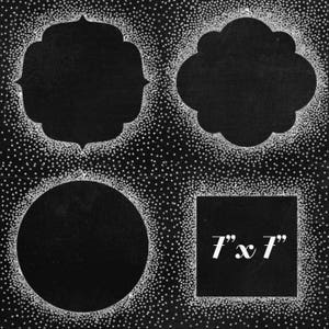 Silver Confetti Frames Clipart, Metallic Confetti, Dot Frames, Dots ...