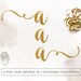 Gold Letters Clipart Gold Glitter Ombre Alphabet (Download Now) - Etsy