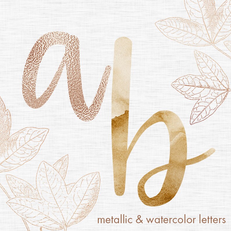 Beige and Black Foil Alphabet Clipart Black Font Lower Case - Etsy