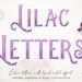 Liquid Lilac Alphabet Clipart: Foil Letters, Numbers, Symbols (PNG) - Etsy