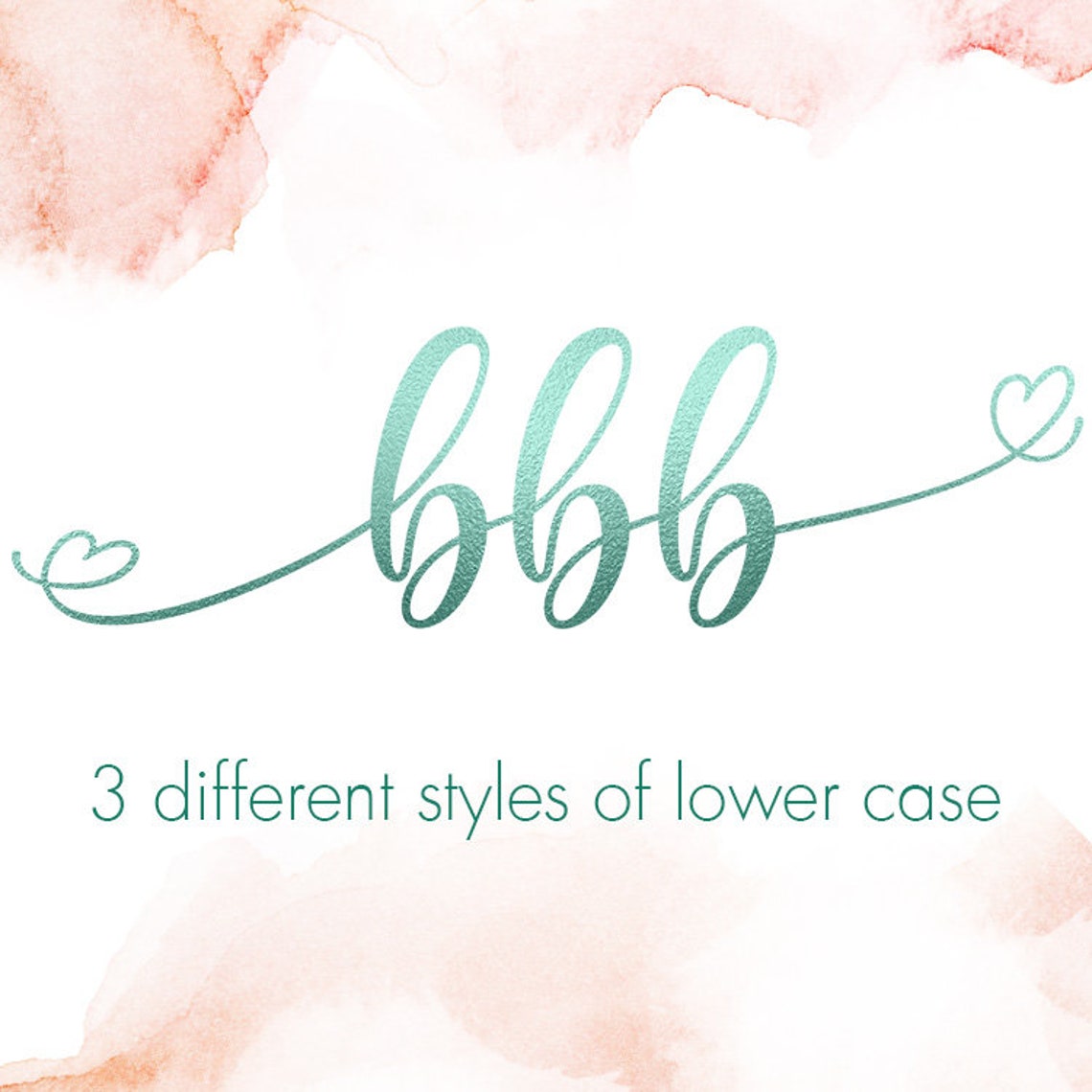 Mint Foil Letters Love Letters Mint Alphabet Clipart Mint - Etsy