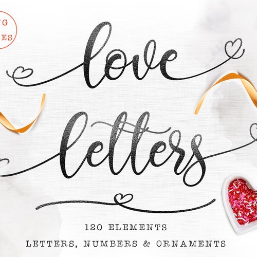 Gold Font Love Letters Gold Alphabet Clipart Gold Foil - Etsy