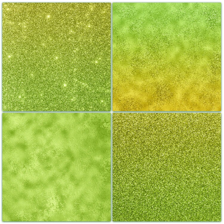 Metallic Green Digital Paper, Metallic Paper Pack, Green Textures ...