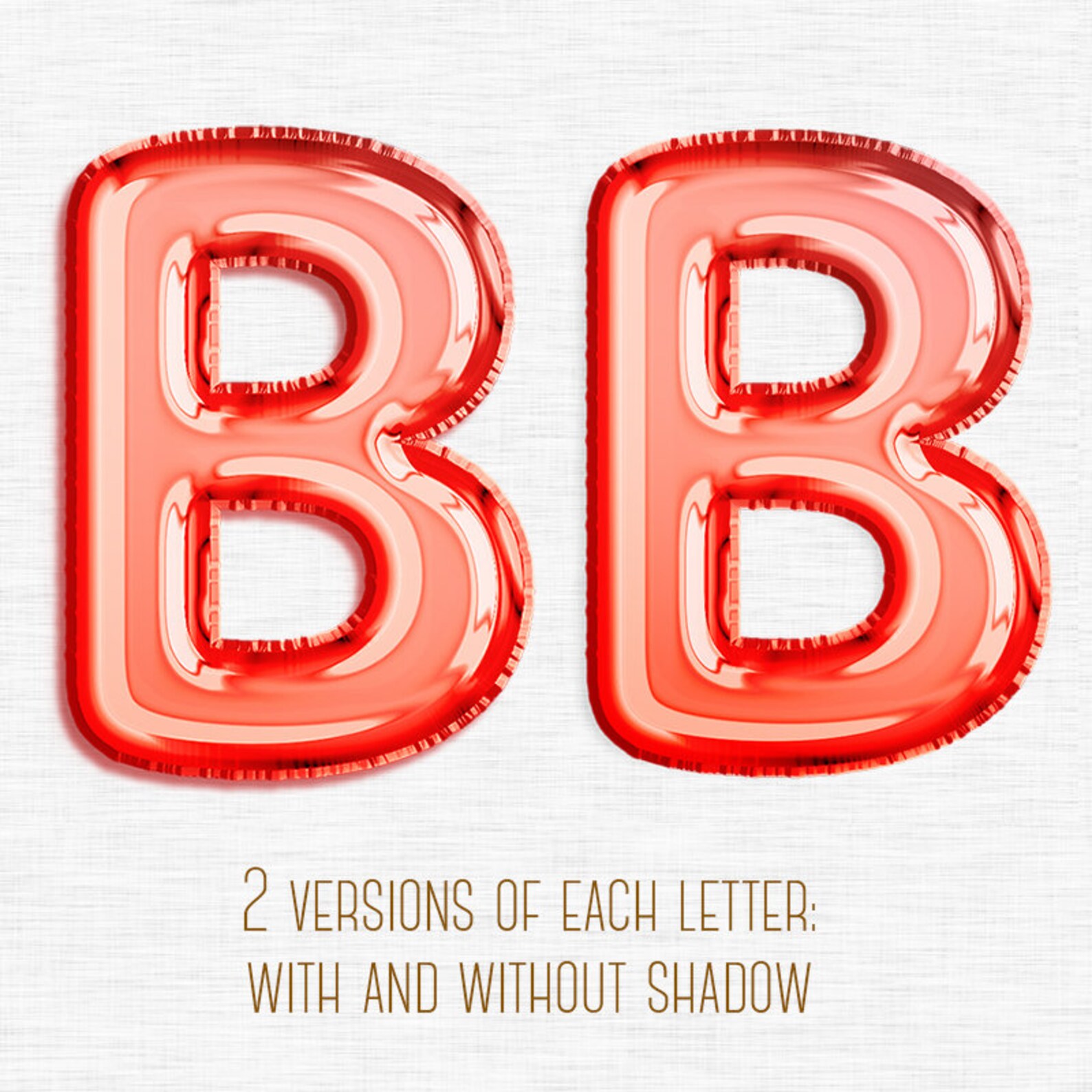 Red Balloon Alphabet Clip Art, Christmas Red Balloons, Red Foil ...