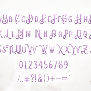 Liquid Lilac Alphabet Clipart: Foil Letters, Numbers, Symbols (PNG) - Etsy