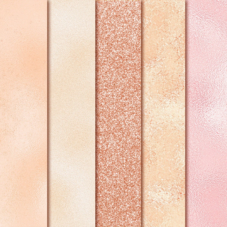 Mint Green Texture Set, Mint Digital Paper, Peach Pink Digital Paper ...