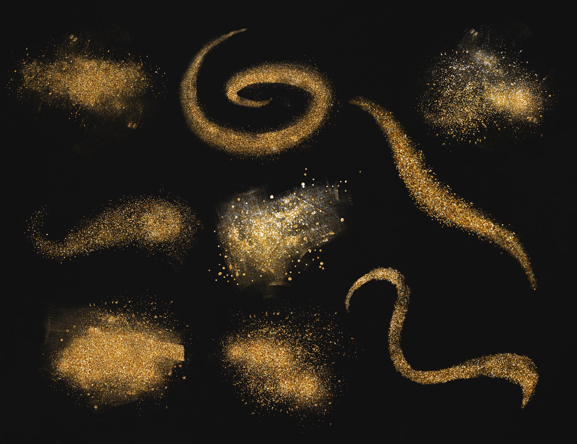 Buy 3 Pay for 2 Gold Pixie Dust Clipart Gold Magic Dust Clip - Etsy