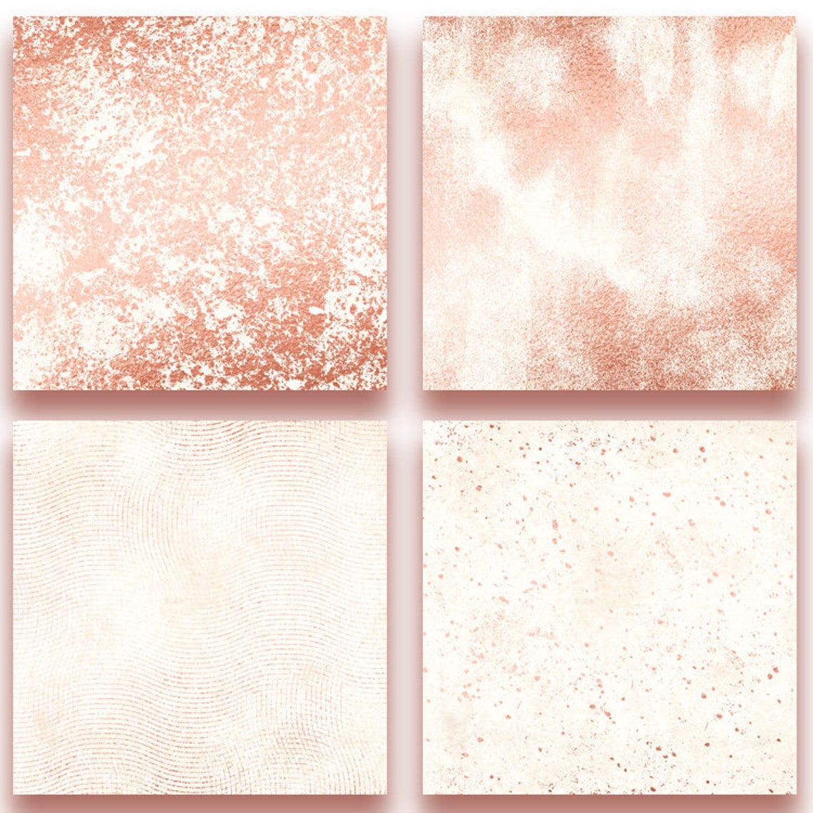 Rose Gold Digital Paper Rose Gold Textures Rose Gold - Etsy