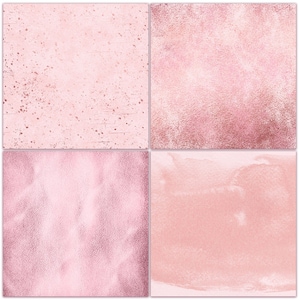 Blush Digital Papers, Pink Digital Paper Pack, Blush Textures, Blush ...