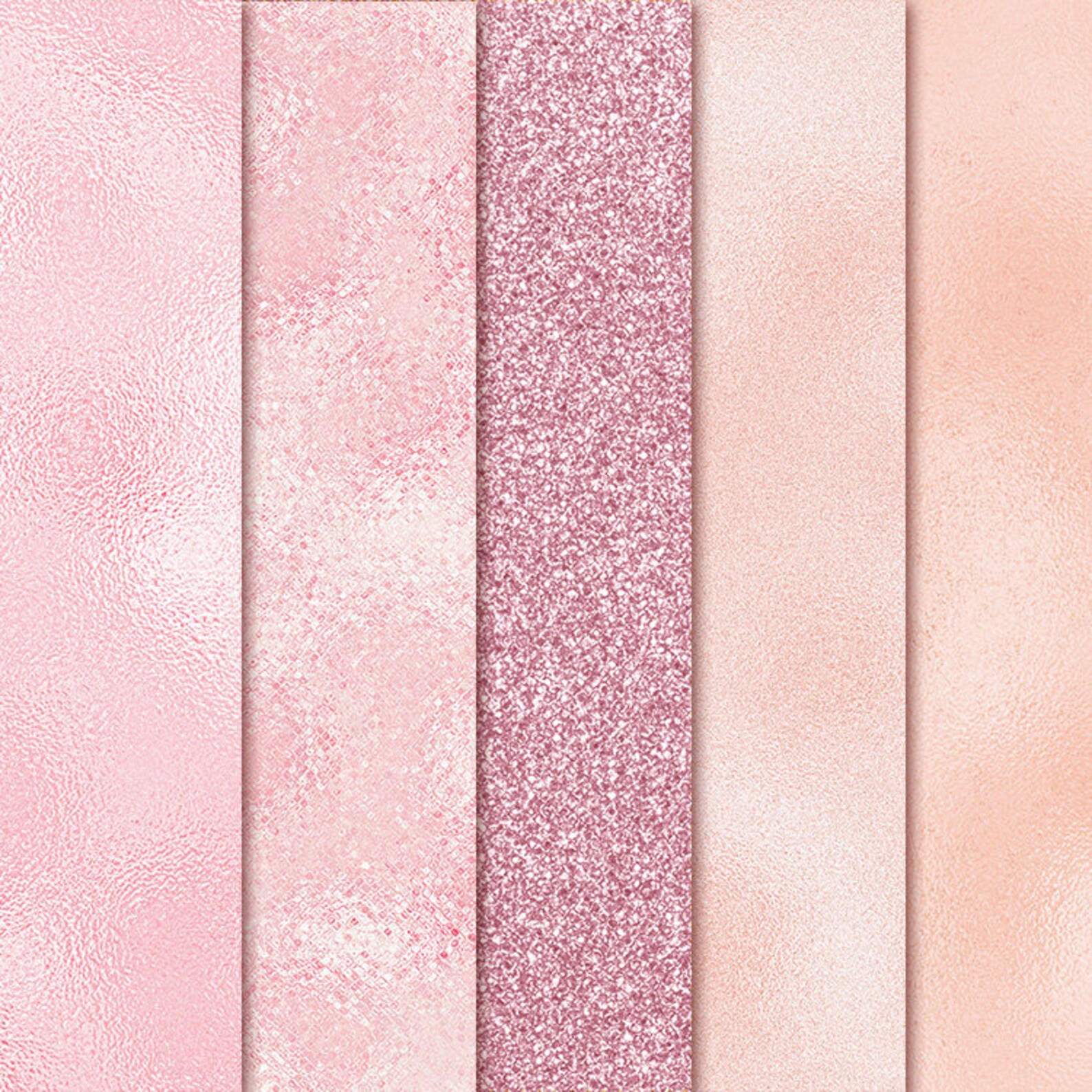 Blush and Gold Texture Set, Blush Digital Paper, Gold Digital Paper ...