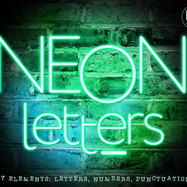 Neon Letters - Etsy
