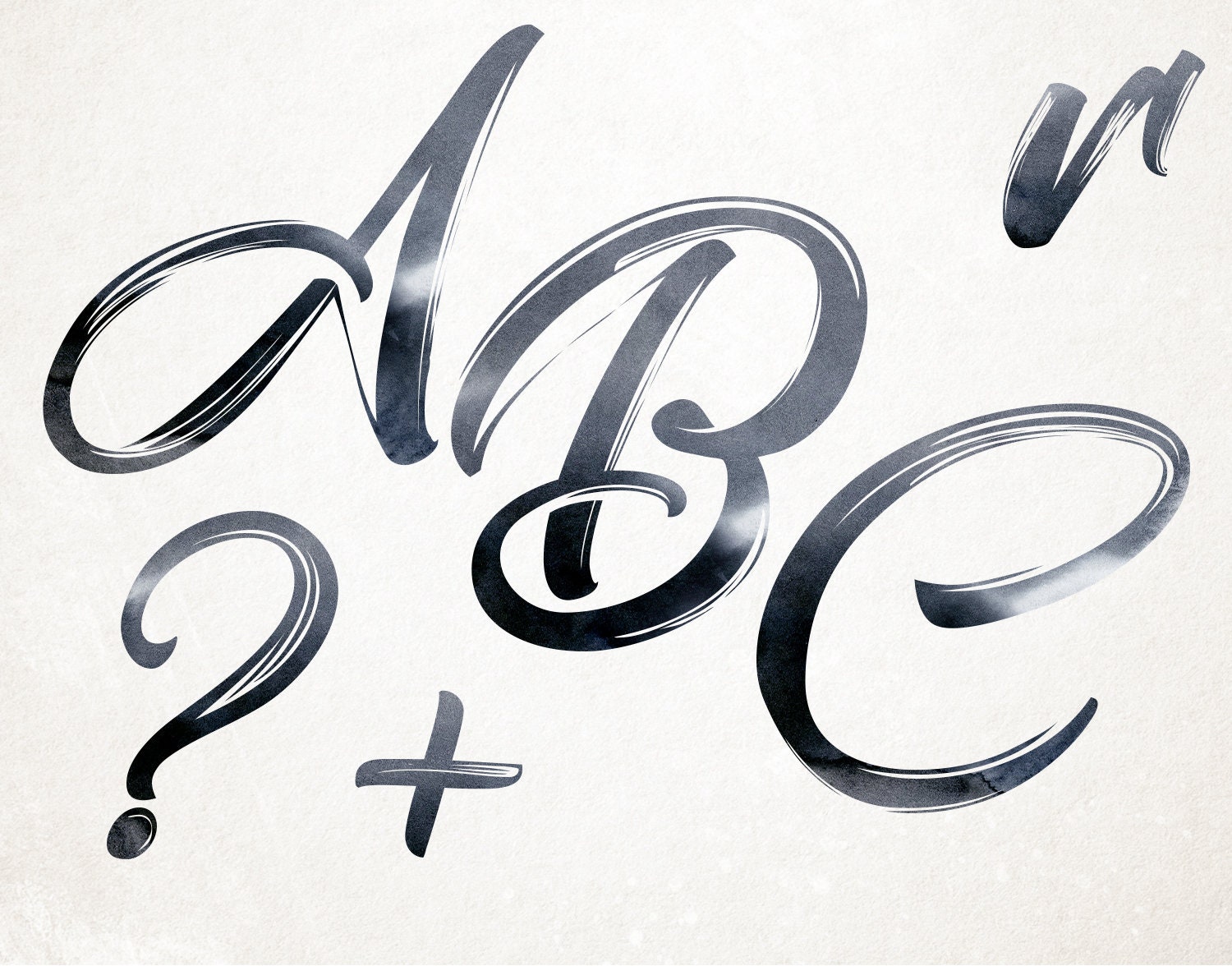 Watercolor Alphabet Clip Art Watercolor Letters Clipart - Etsy