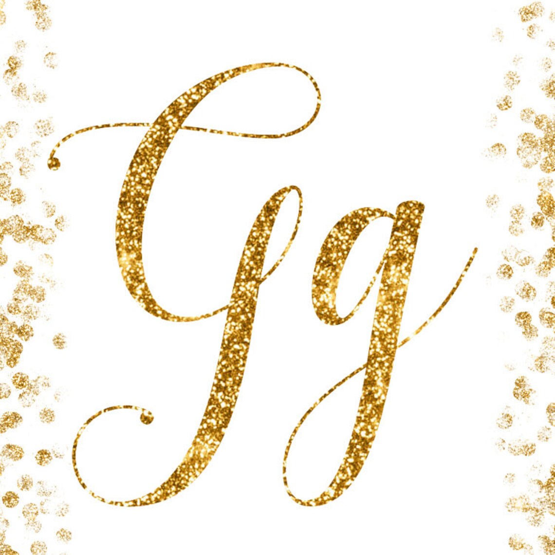 Buy 3 Pay for 2 Gold Alphabet Clip Art Metallic Alphabet - Etsy