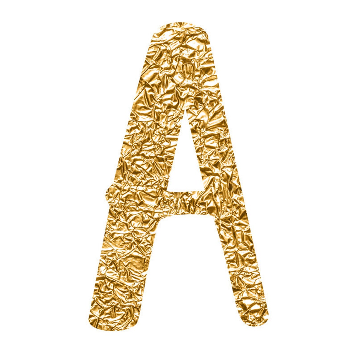 Gold Alphabet Clip Art, Gold Foil Alphabet, Gold Letters, Gold Numbers ...