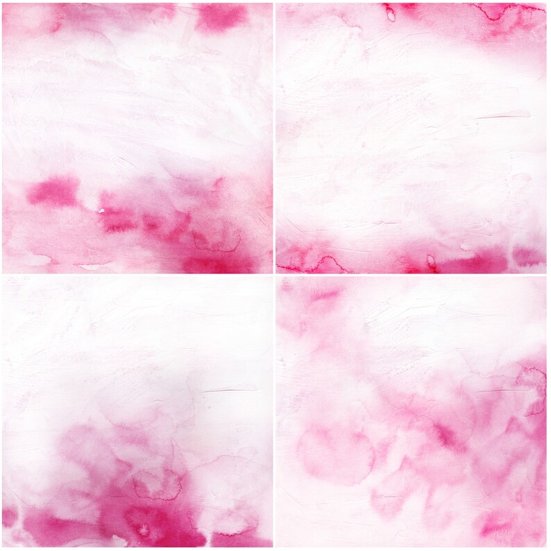 Pink Watercolor Ombre Digital Papers Watercolor Wallpaper - Etsy
