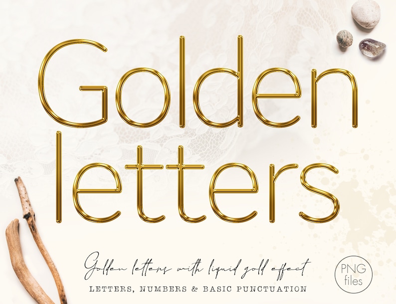 Liquid Gold Letters Clipart Gold Alphabet Gold Font Clip - Etsy