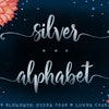 Silver Alphabet Clipart, Silver Foil Alphabet, Silver Font Clipart ...